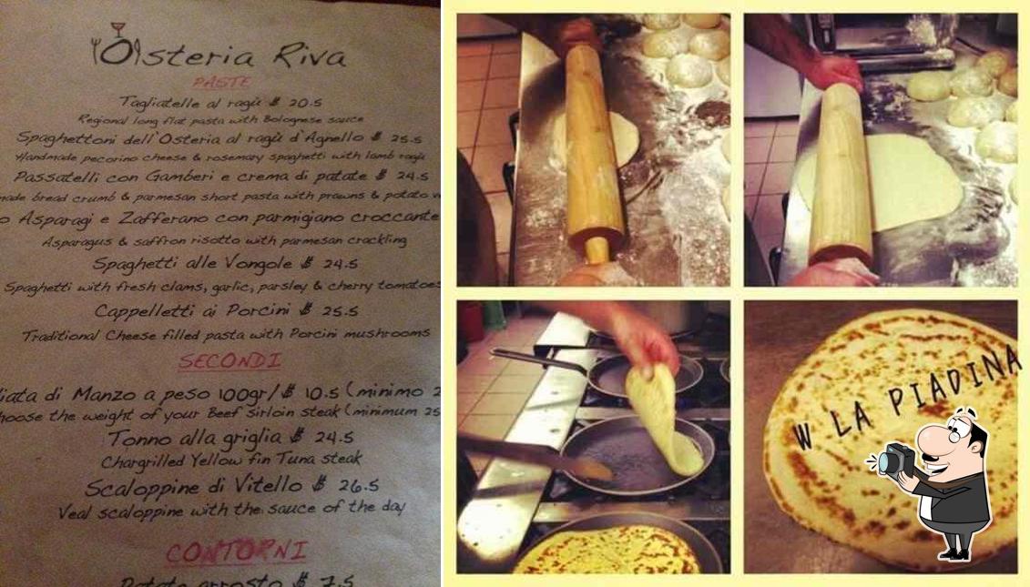 Menu of Osteria Riva, Bondi Junction - italian restaurant reviews and ...
