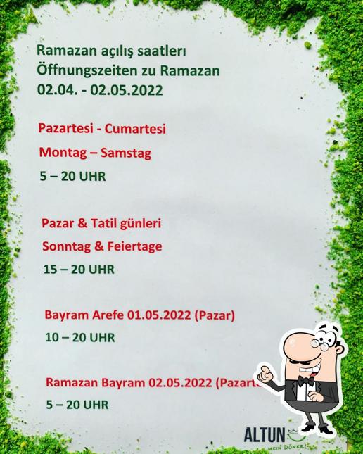 Altun ...Mein Döner!, Bremen - Restaurant menu, prices and reviews