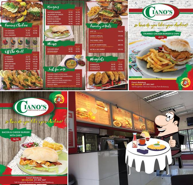 CIANO'S PORTUGUESE FLAVOUR, Boksburg - Restaurant menu, prices and reviews