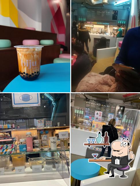 Café Biju Bubble Tea Room Soho, Londres, 45 Old Compton St - Carta del ...