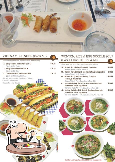 Toa Vietnamese Cuisine, Calgary - Restaurant menu, prices and reviews
