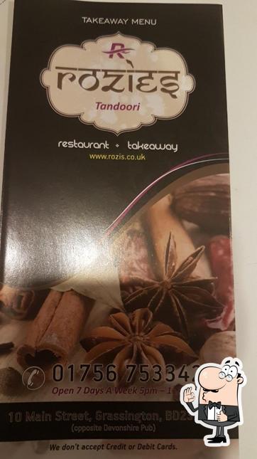 Rozis Tandoori in Grassington - Restaurant reviews