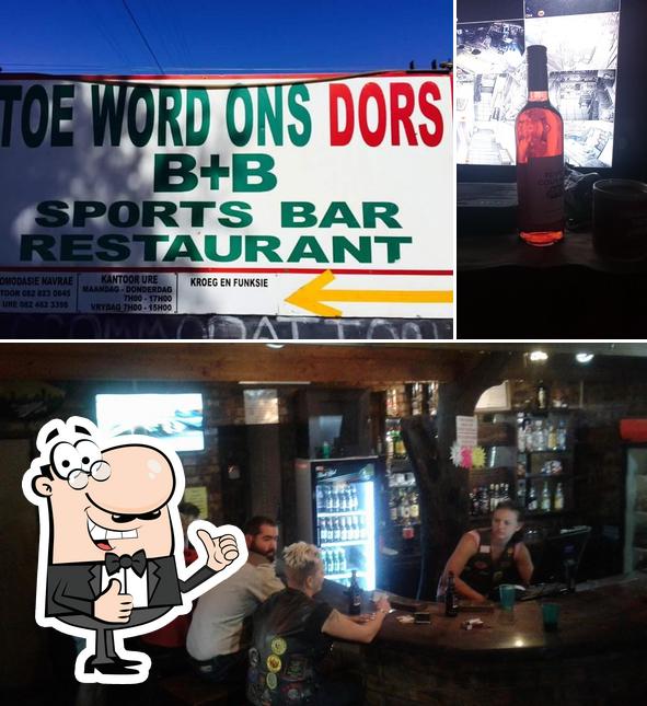 Toe Word Ons Dors pub and grill, Middelburg - MP - Restaurant menu ...