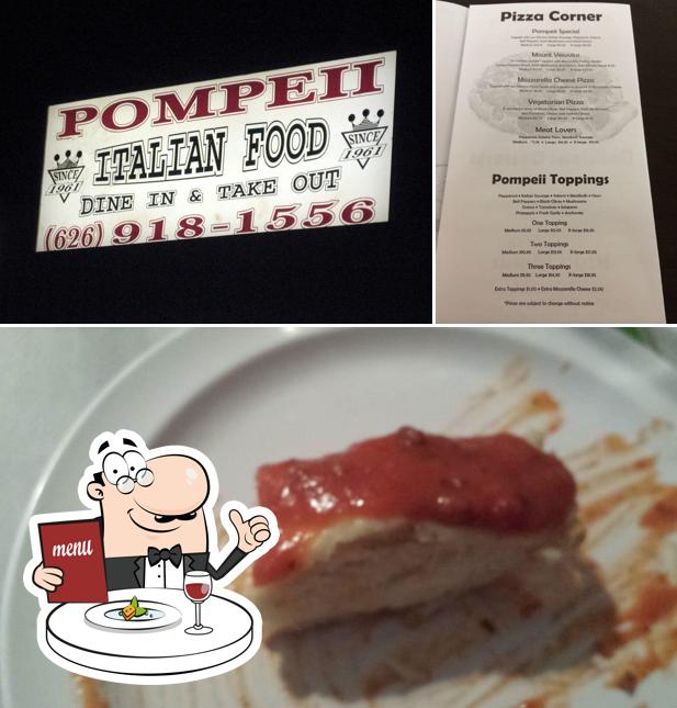 Pompeii Pizza Parlor, Valinda - Restaurant menu, prices and reviews