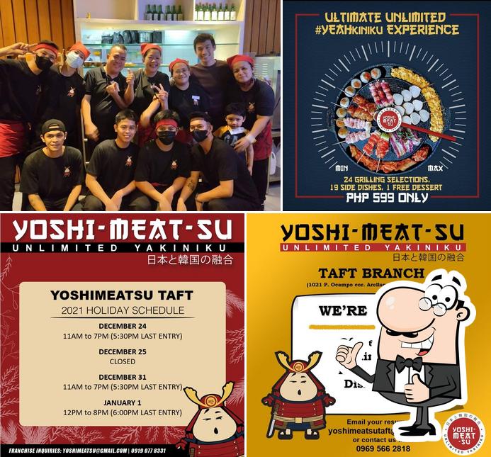 Yoshimeatsu Taft BBQ, Manila, Pablo Ocampo Street - Restaurant menu and ...