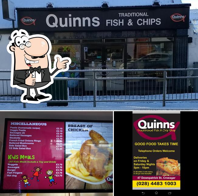 Quinn's, Crossgar - Restaurant menu, prices and reviews