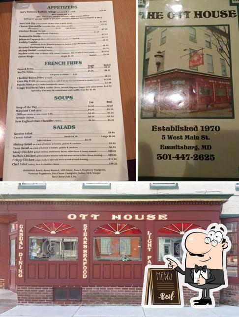 Ott House, Emmitsburg - Restaurant menu, prices and reviews