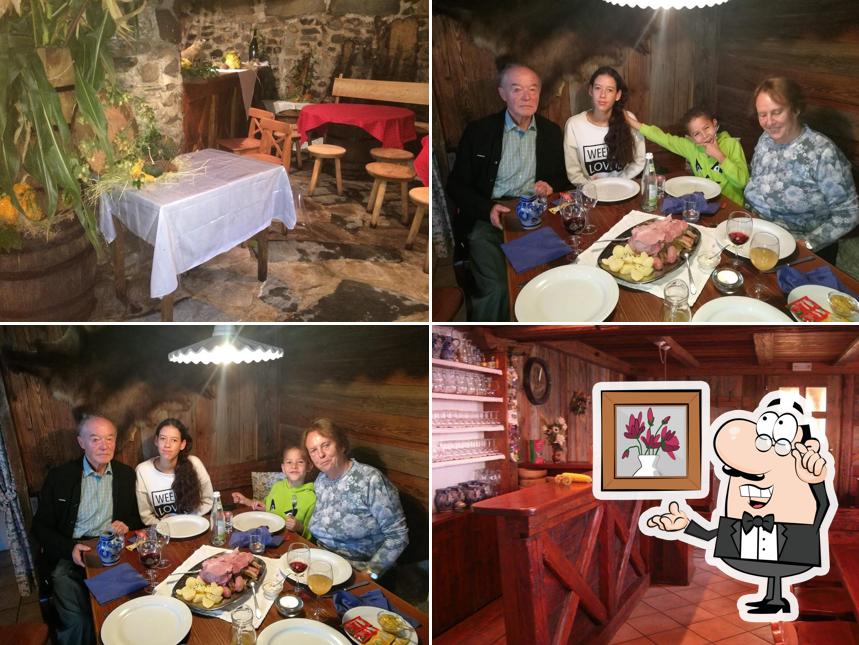 Buschenschank Huberhof des Pradi Simon restaurant, Pinzago - Restaurant ...
