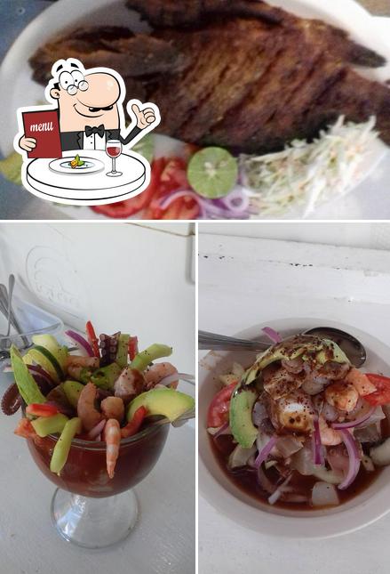 Mariscos El Ancla restaurant, Estación Bamoa, Benito Juárez