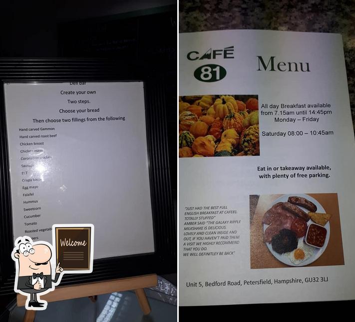 Cafe 81 in Petersfield - Restaurant reviews
