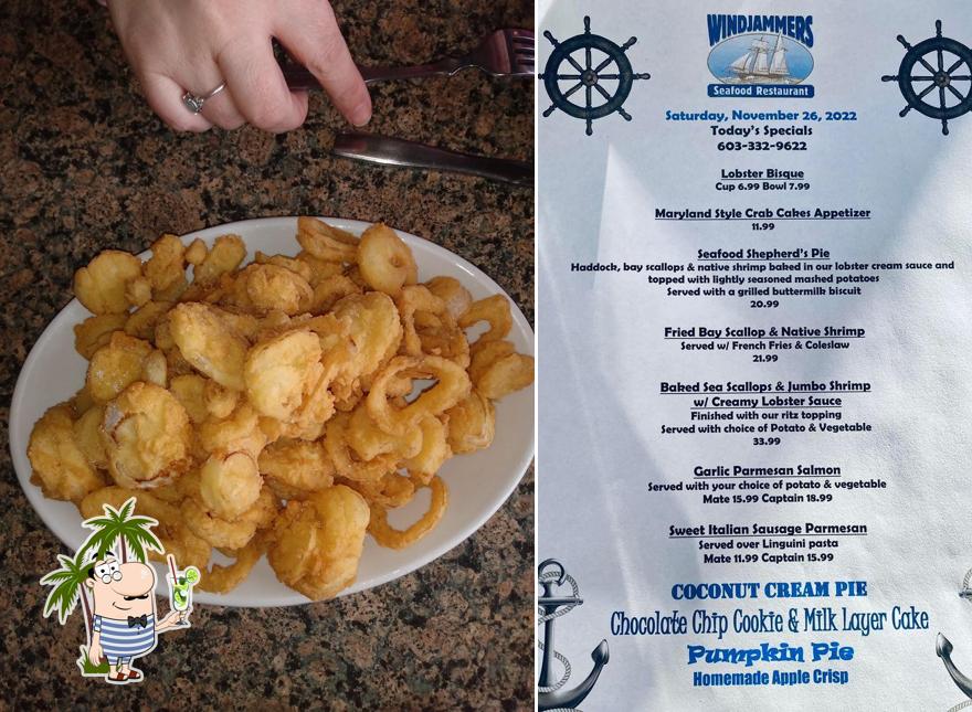 Windjammers Seafood Restaurant, Rochester - Carta del restaurante y ...