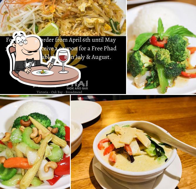 Baan Thai Wok & Bar, 1117 Blanshard St in Victoria - Restaurant menu ...