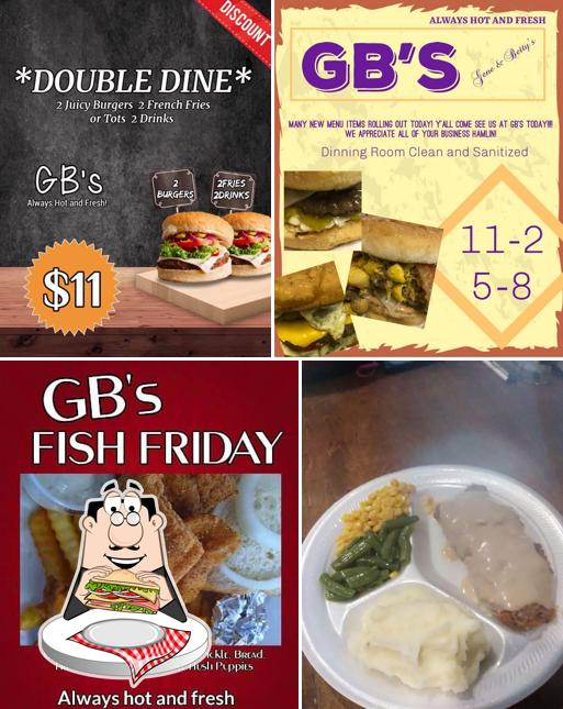 GB's, Hamlin - Restaurant menu, prices and reviews