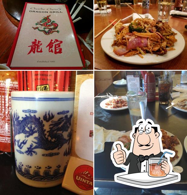 Menu of Charlie Chow's Dragon Grill restaurant, Salt Lake City ...