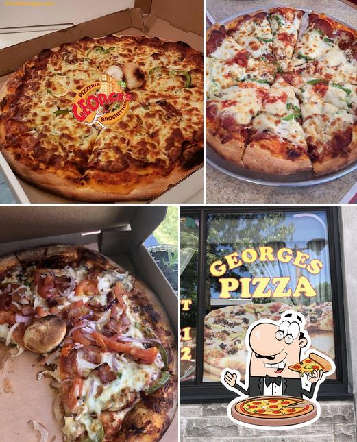 Georges Pizza, 844 Rue Sauvé E in Montreal - Restaurant menu and reviews