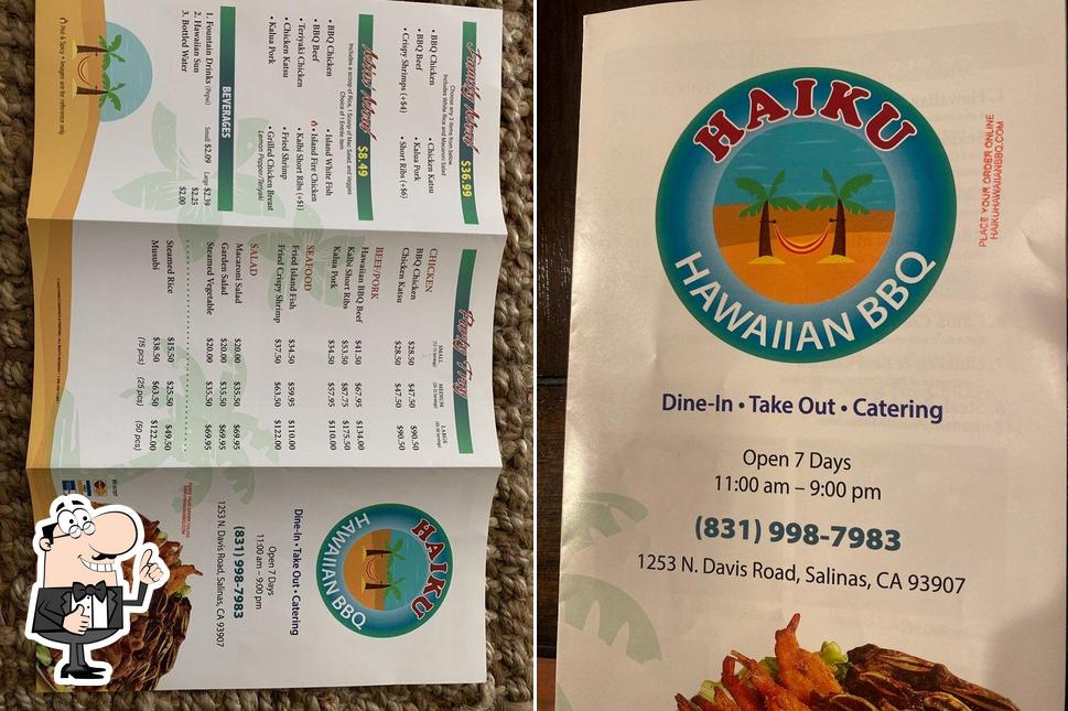 Haiku Hawaiian BBQ in Salinas - Restaurant menu and reviews