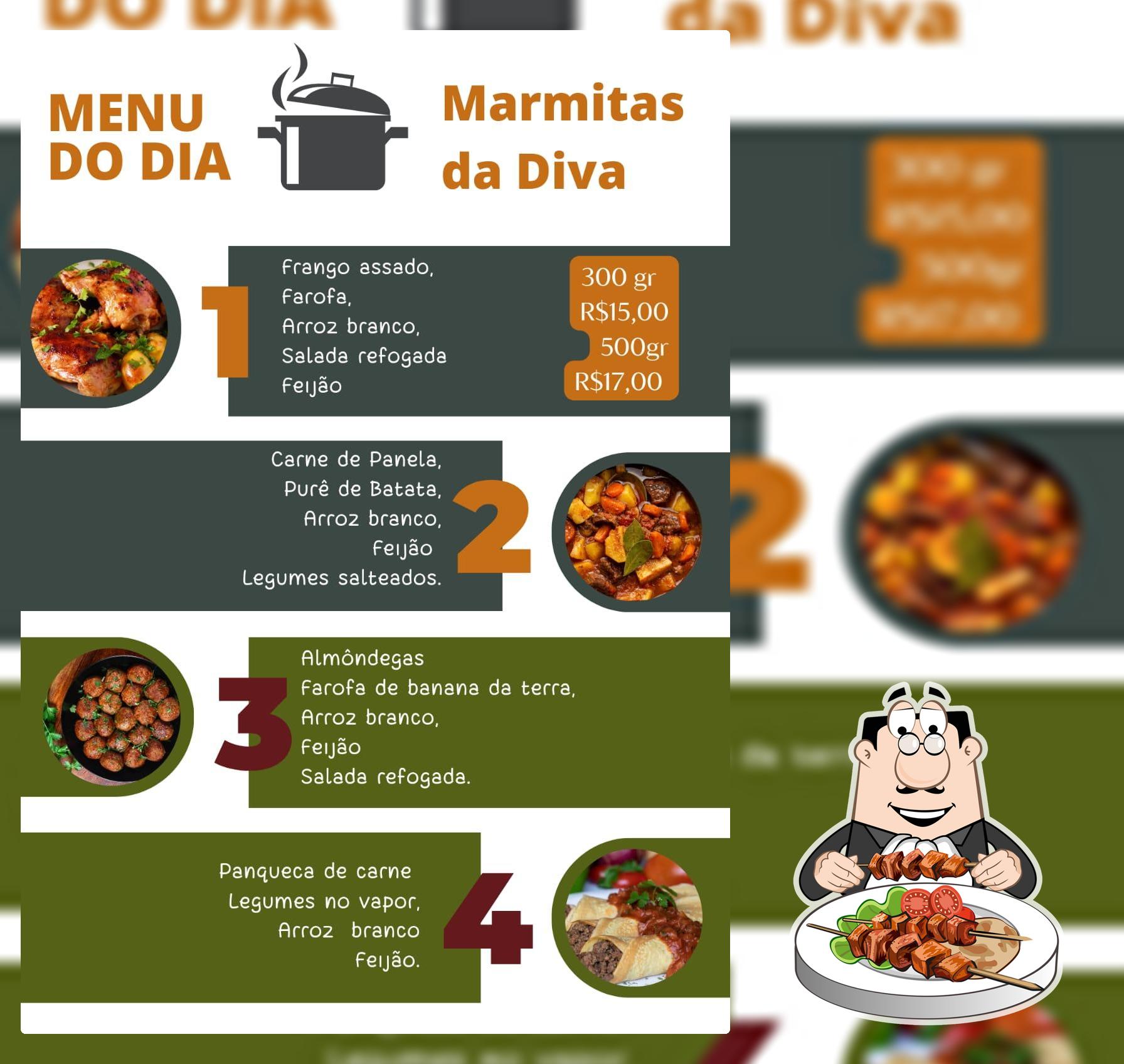 Marmitas da Diva, Bauru - Restaurant menu, prices and reviews