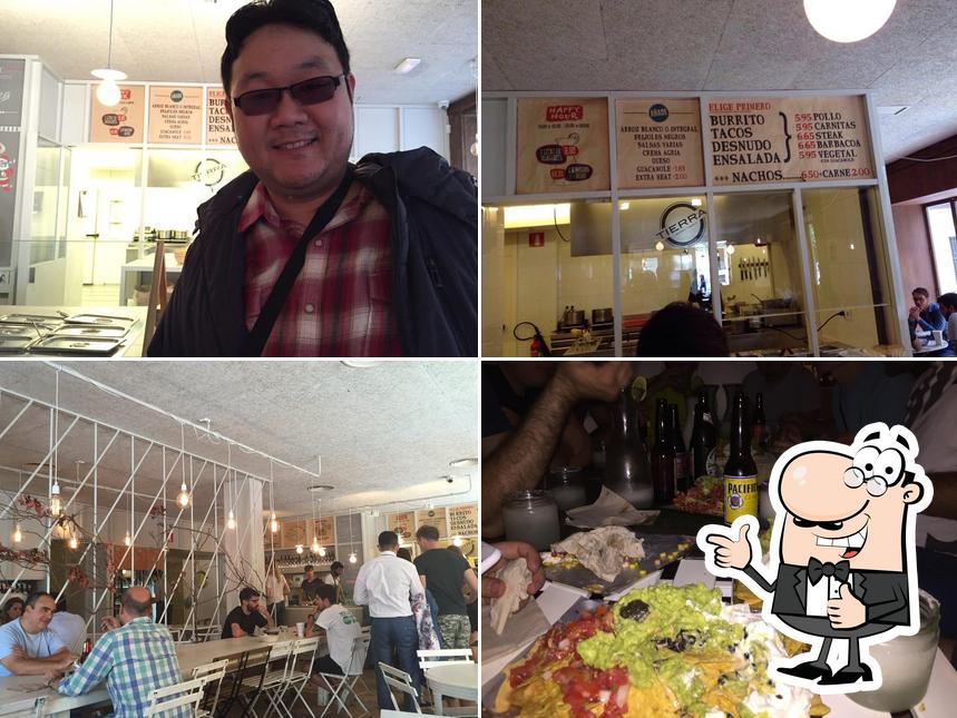 Tierra Burrito Bar, Madrid, C. de Sagasta - Carta del restaurante y ...