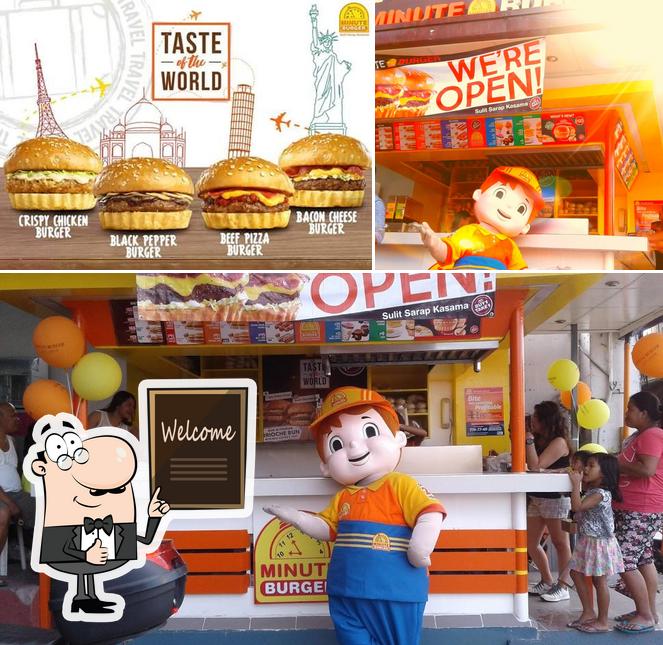 Minute Burger restaurant, Tagaytay - Restaurant menu