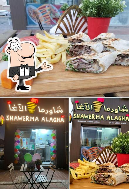 Shawarma Alagha - شاورما الآغا cafeteria, Abu Dhabi - Restaurant menu ...