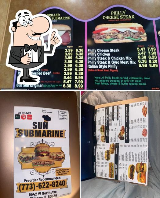 Sun Sub, Chicago - Restaurant menu, prices and reviews
