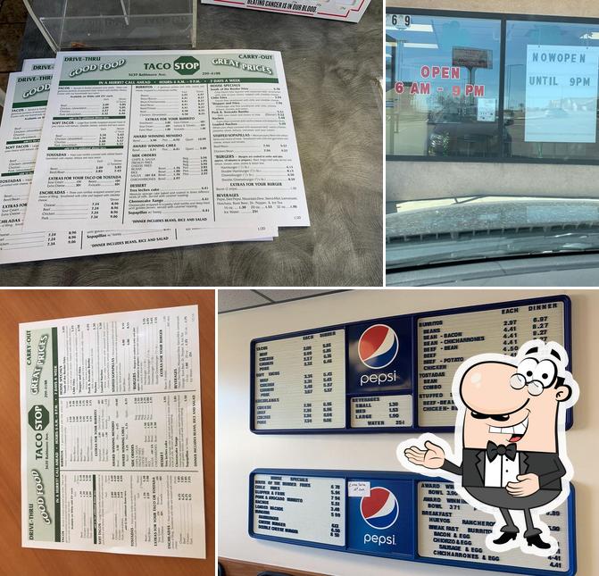 Restaurante Taco Stop, Pueblo, Baltimore Ave - Carta del restaurante y ...