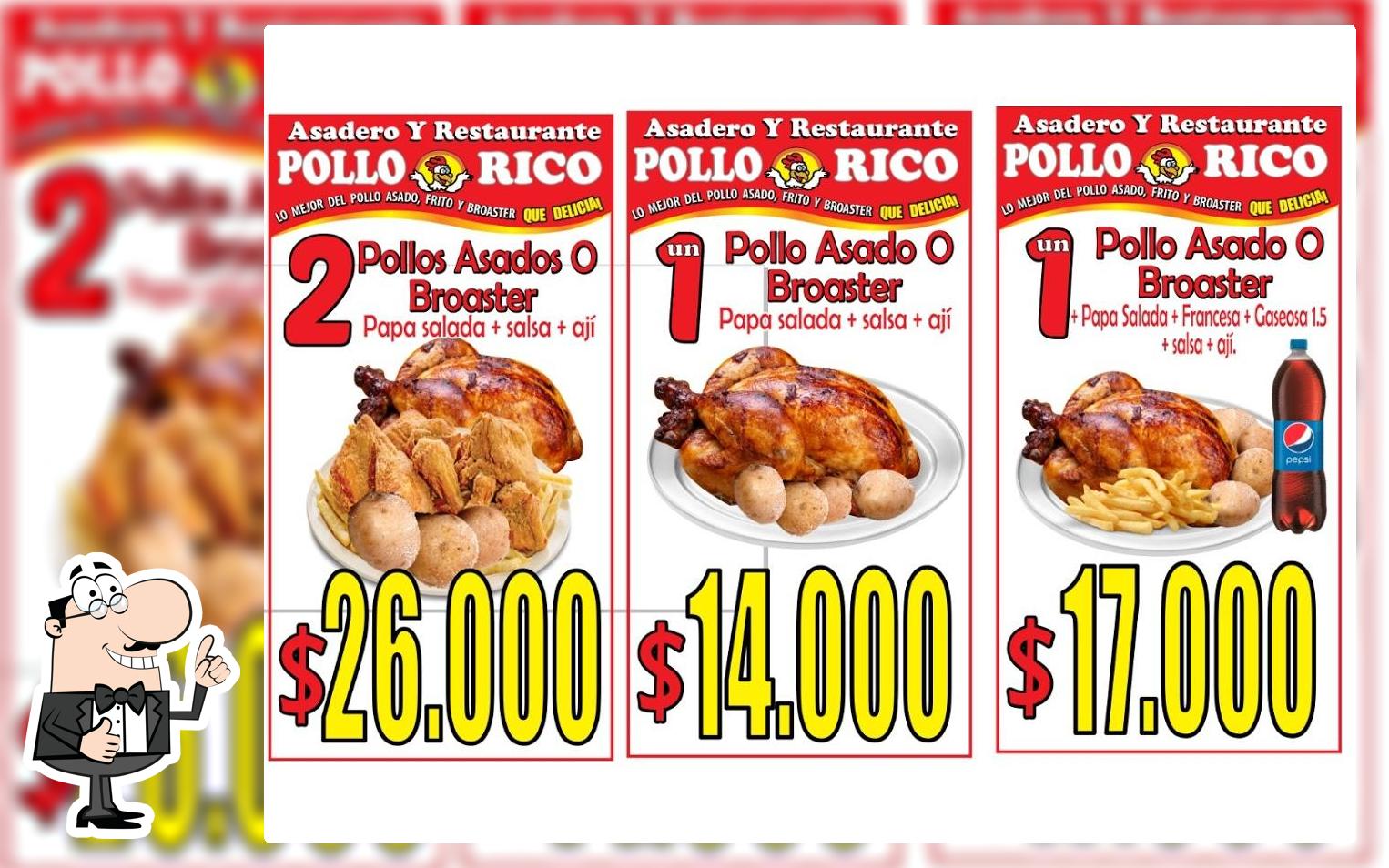 Restaurante y Asadero Pollo Rico, El Banco - Menú del restaurante ...