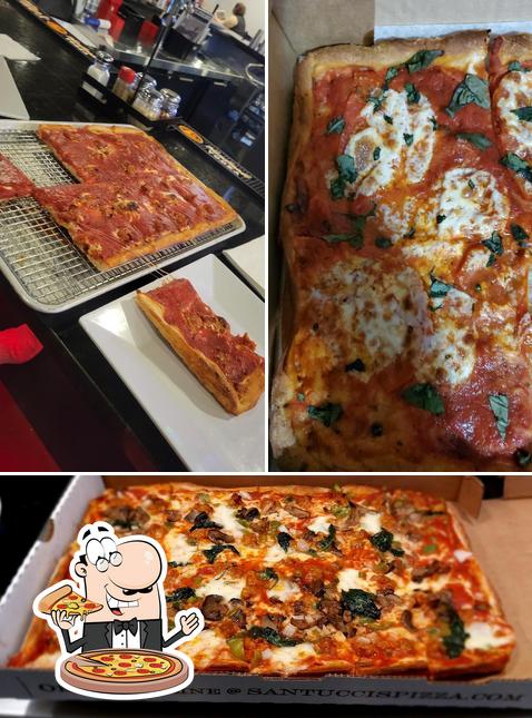 Santucci's original square pizza in Ventnor City - Restaurant menu and ...