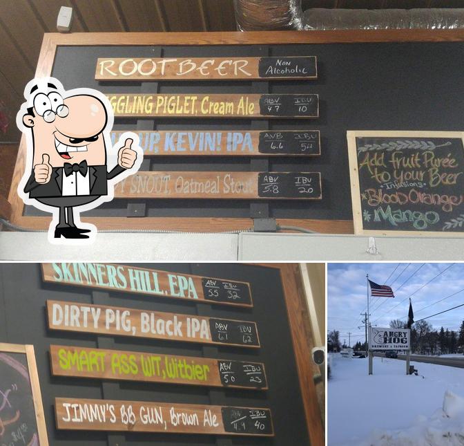 Angry Hog Brewery & Taproom Austin MN, Austin - Restaurant menu, prices ...