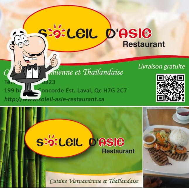 Soleil Inc in Laval - Restaurant menu and reviews