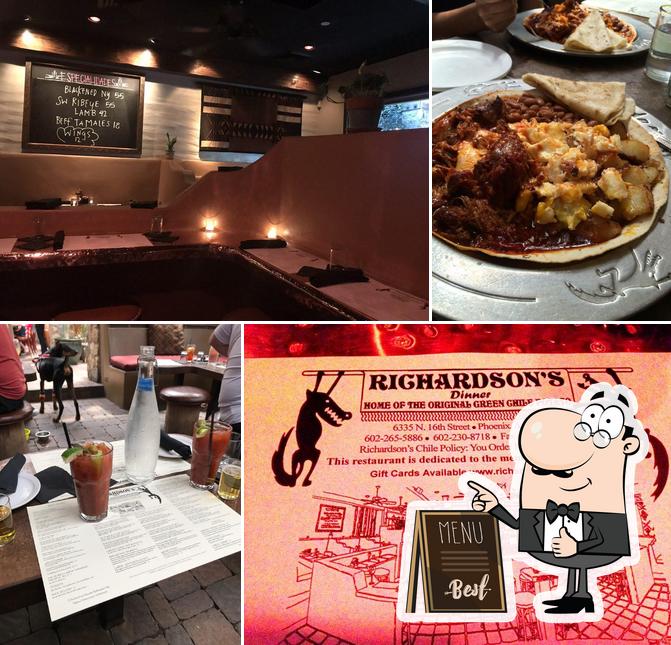 Richardson's Restaurant, Phoenix - Restaurant menu, prices and reviews