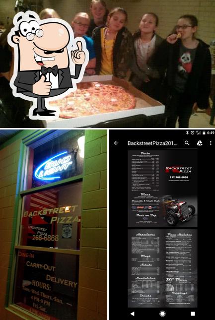 Backstreet Pizza, 523 S Section St in Sullivan - Restaurant menu and ...