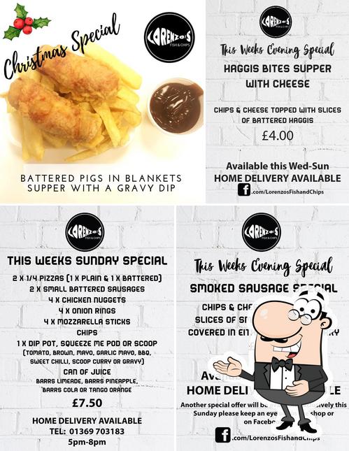 Lorenzo's Fish & Chips, Dunoon - Restaurant menu, prices and reviews