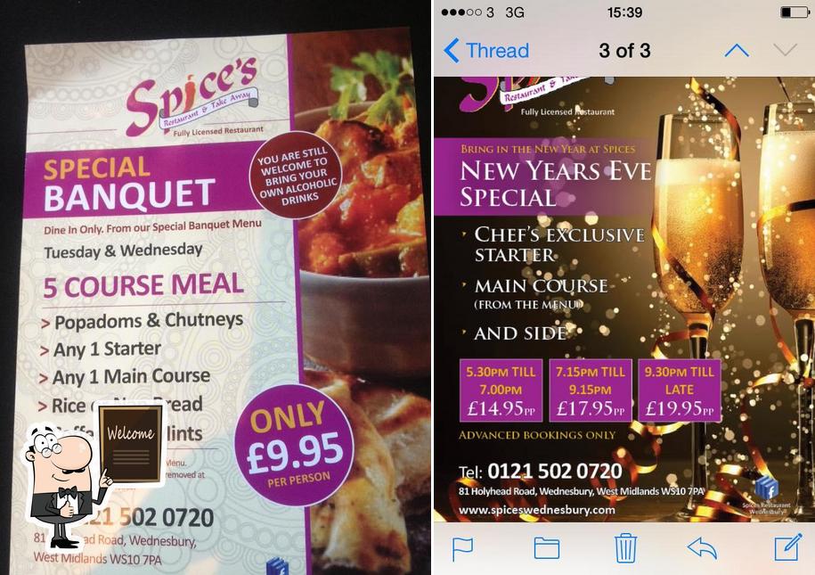 Spices, 863 in Wednesbury - Restaurant reviews