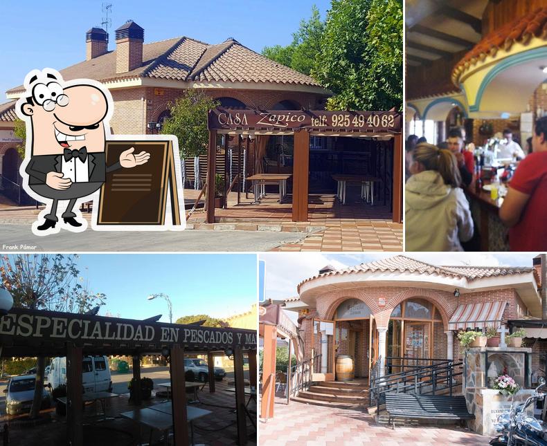 Restaurante Casa Zapico in Bargas - Spanish restaurant menu and reviews
