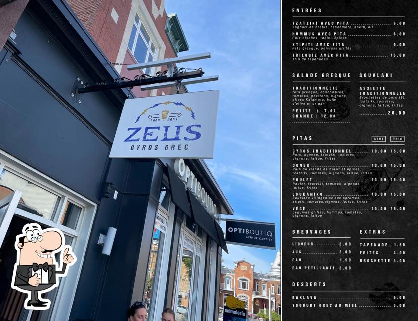 Zeus gyros Grec in Québec City - Restaurant menu and reviews