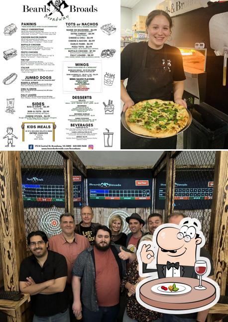 Beards & Broads Axe Throwing Bar and Grill, Broadway - Restaurant menu ...
