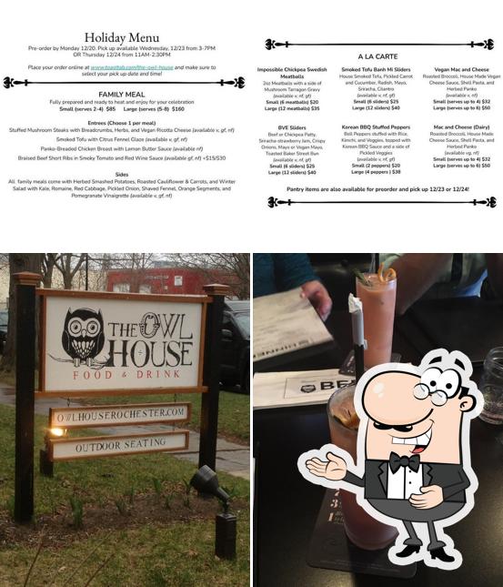 The Owl House, 75 Marshall St in Rochester - Restaurant menu and reviews