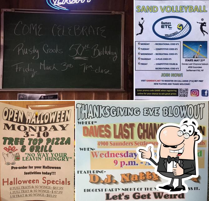 Daves Last Chance Saloon, Niagara Falls - Restaurant menu, prices and ...
