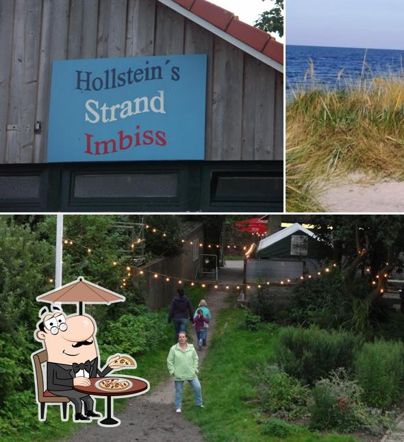Hollstein's Strand Imbiss "Ihrem Imbiss gleich hinter´m Deich" fast ...