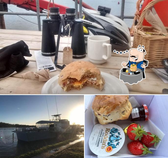 Deben Cafe Bar on HMS Vale, Melton Boatyard, Woodbridge - Restaurant ...