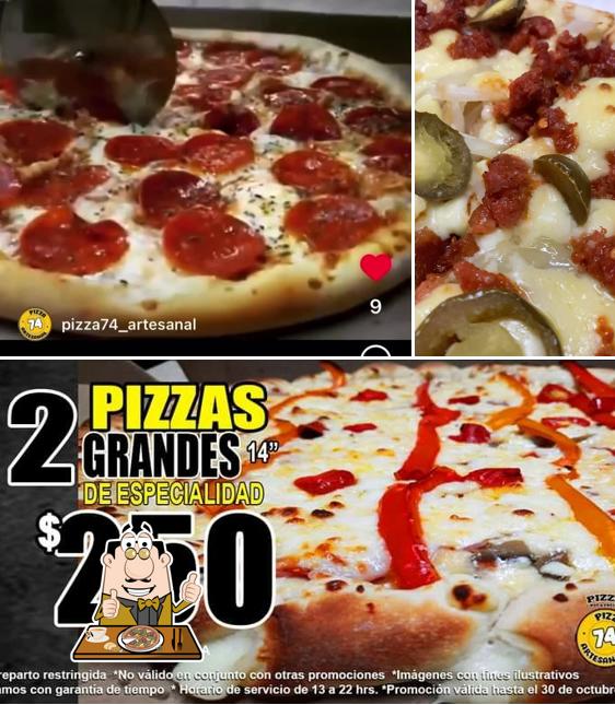 Pizza 74 Artesanal restaurant, Mexico - Restaurant menu and reviews