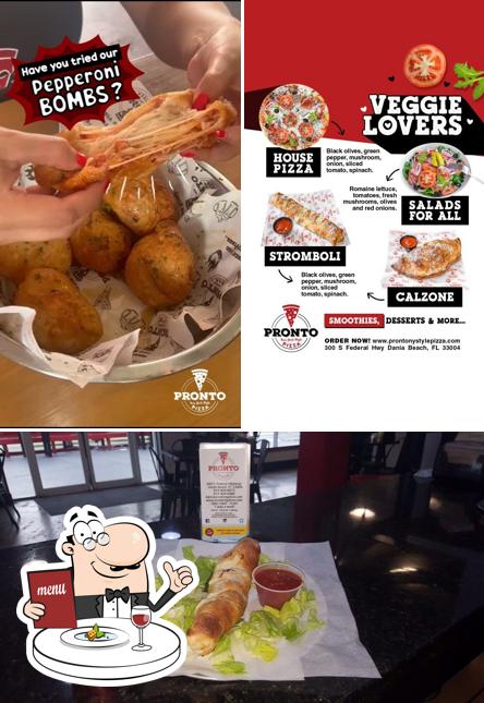 Pronto New York Style Pizza, Dania Beach - Restaurant menu, prices and ...