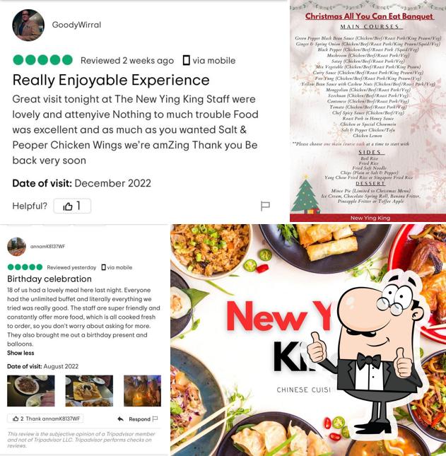 New Ying King, Wallasey - Restaurant menu, prices and reviews