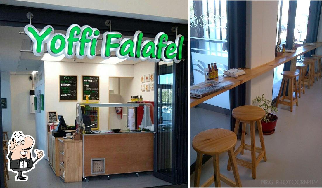 Yoffi Falafel cafe, Cape Town, Buller Louw Boulevard - Restaurant menu ...