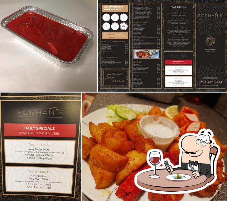 Forhan's, Sunderland, Millfield - Restaurant menu, prices and reviews