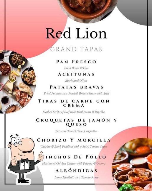 The Red Lion in Prestwick - Restaurant menu and reviews