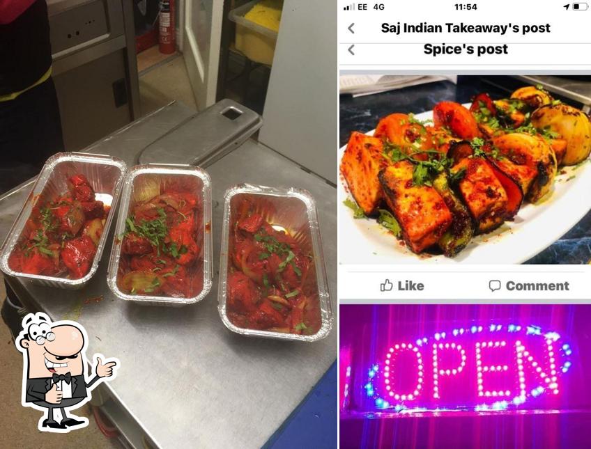 Saj Indian Limited in Cinderford - Restaurant menu and reviews