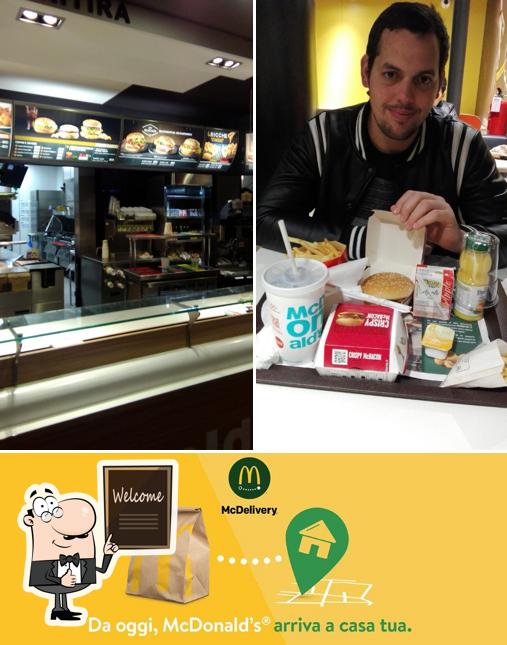 McDonald's fast Food, ROM, P.za Annibaliano - Restaurantspeisekarten ...