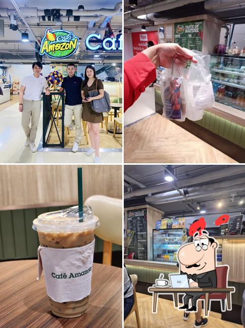 Café Amazon cafe, Bangkok, Whizdom 101” (วิสซ์ดอม วัน-โอ-วัน)ถนน ...